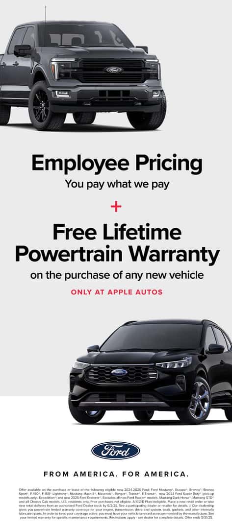 New Ford Vehicles for Sale | Apple Autos