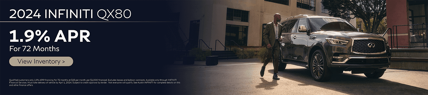 166 New INFINITI Cars, SUVs in Stock | Austin INFINITI