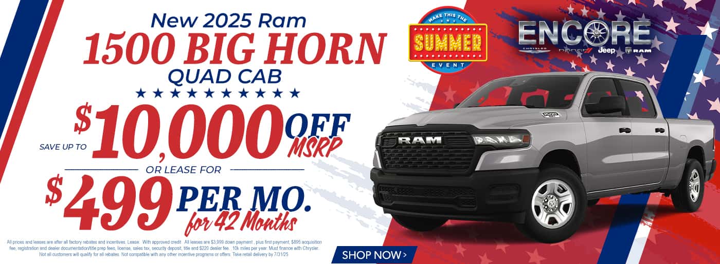 Car Dealership in Mobile AL | Encore Chrysler Dodge Jeep Ram