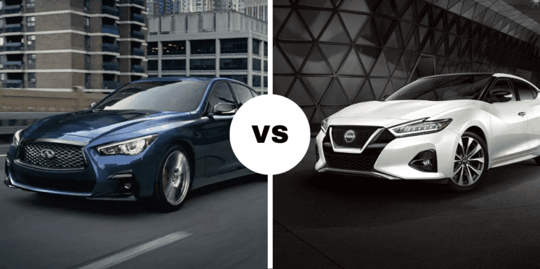 Nissan Maxima Vs. INFINITI Q50 | Herrin-Gear INFINITI