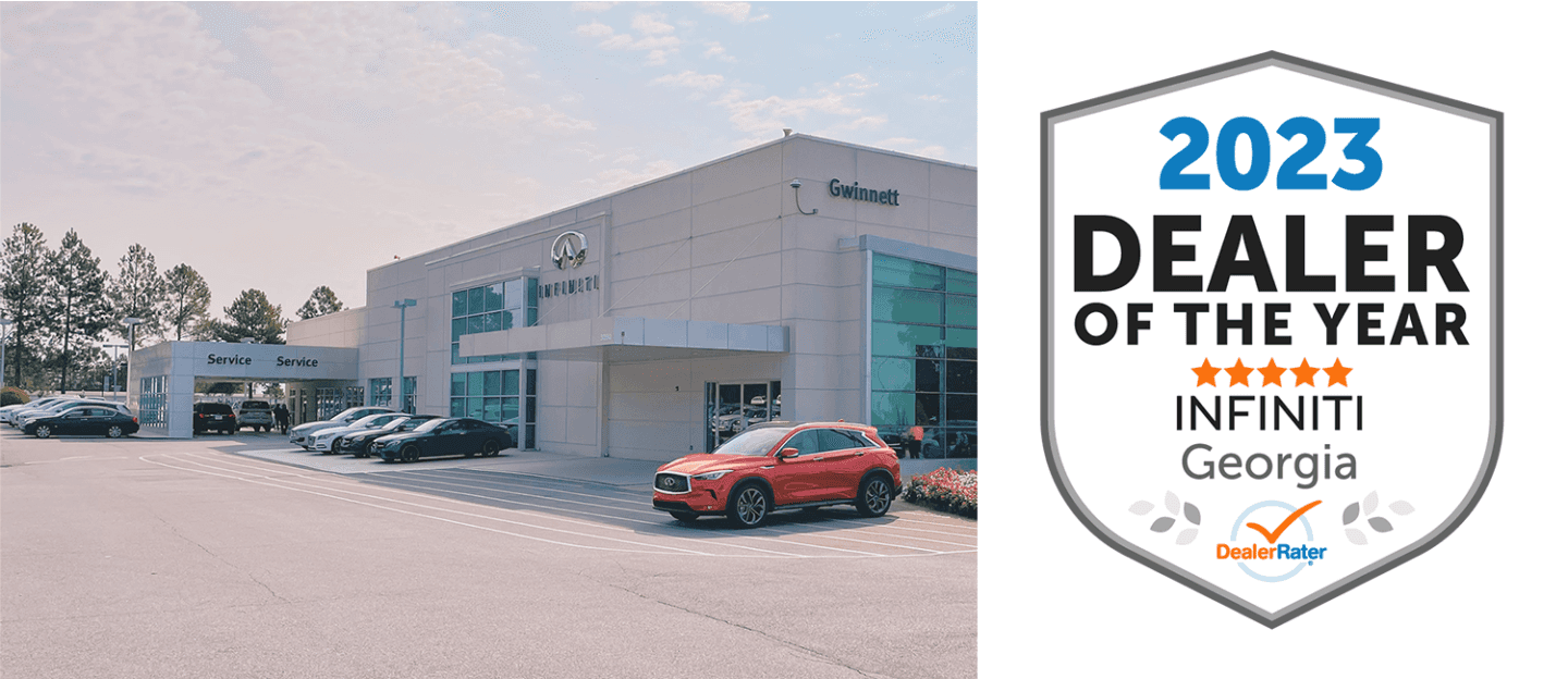 INFINITI of Gwinnett Earns 2023 DealerRater Georgia INFINITI Dealer of ...