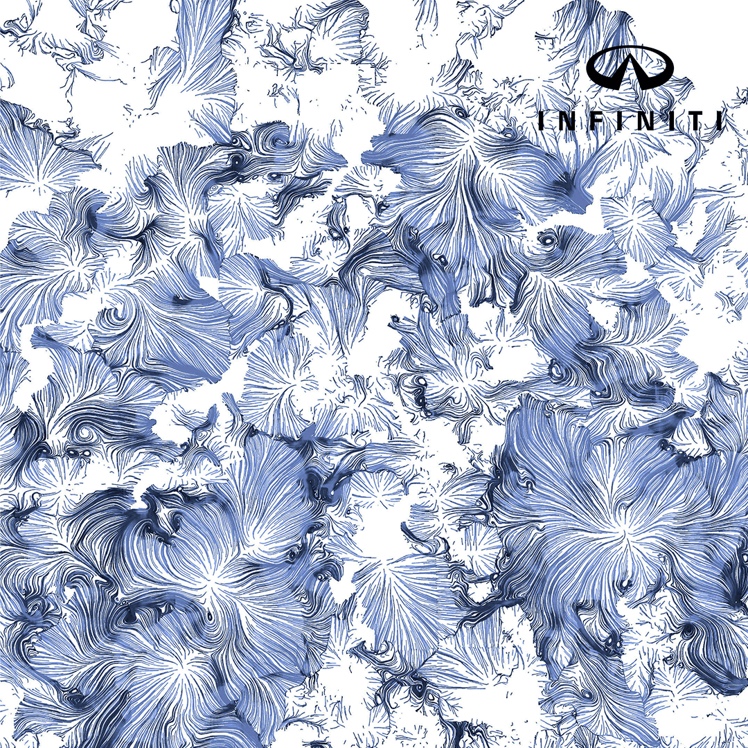 INFINITI QX60 Moonbow Blue AI Art Collection | INFINITI of Gwinnett