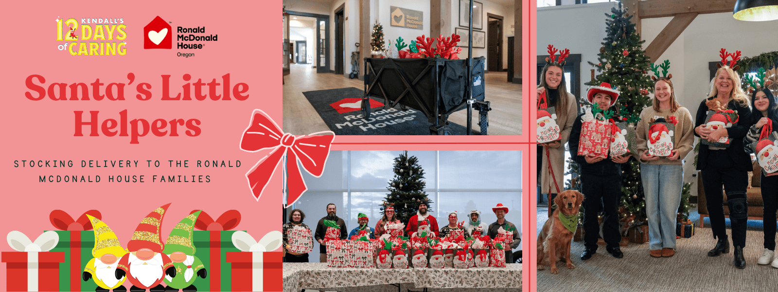 Santa's Little (Kendall) Helpers Deliver Stockings to the Families at ...