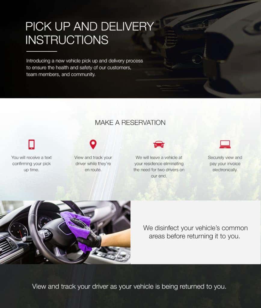 Pick Up and Delivery | Luther INFINITI of Bloomington
