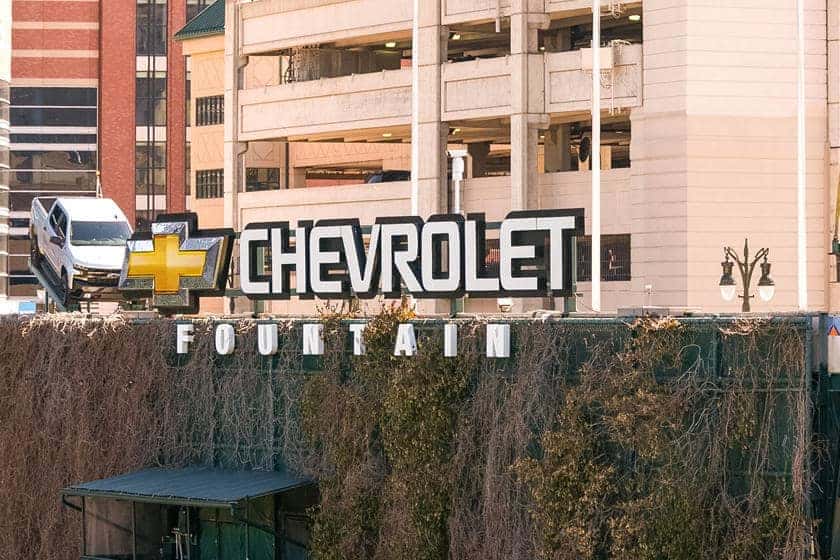 Chevrolet Stacks A Silverado and Traverse On A Baseball Stadium | Miami ...