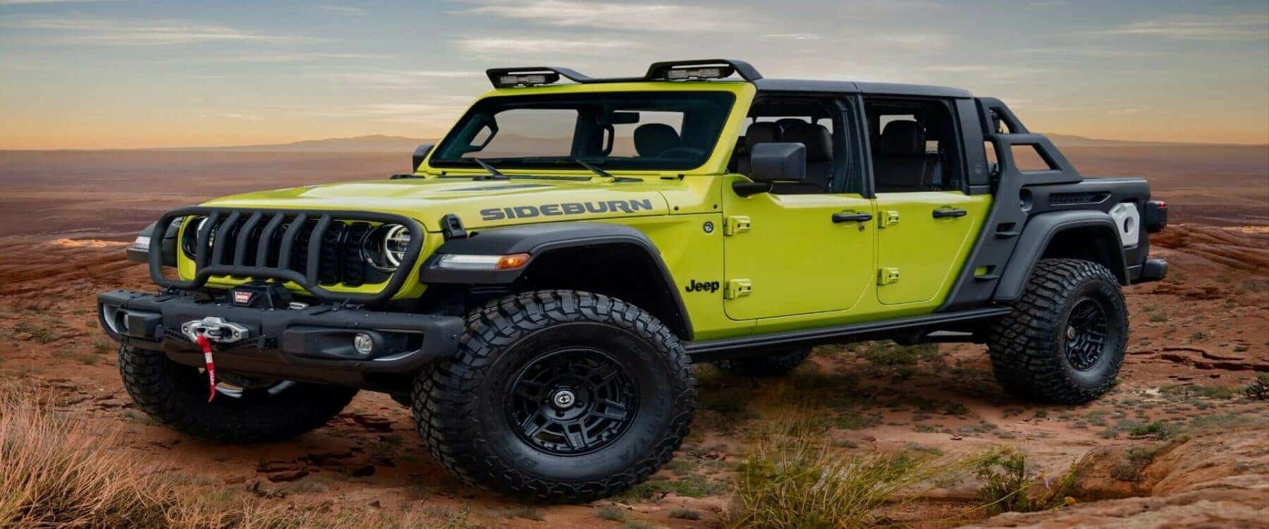 A Look at the 2023 Jeep Gladiator Sideburn Concept