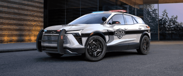 Chevy Blazer EV Police Pursuit Vehicle in Showcase| Miami Lakes Automall