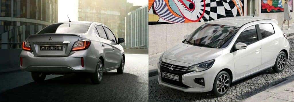 Comparison of a Mitsubishi Mirage and Mirage G4