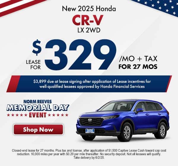 New Vehicle Specials | Norm Reeves Honda Superstore West Covina