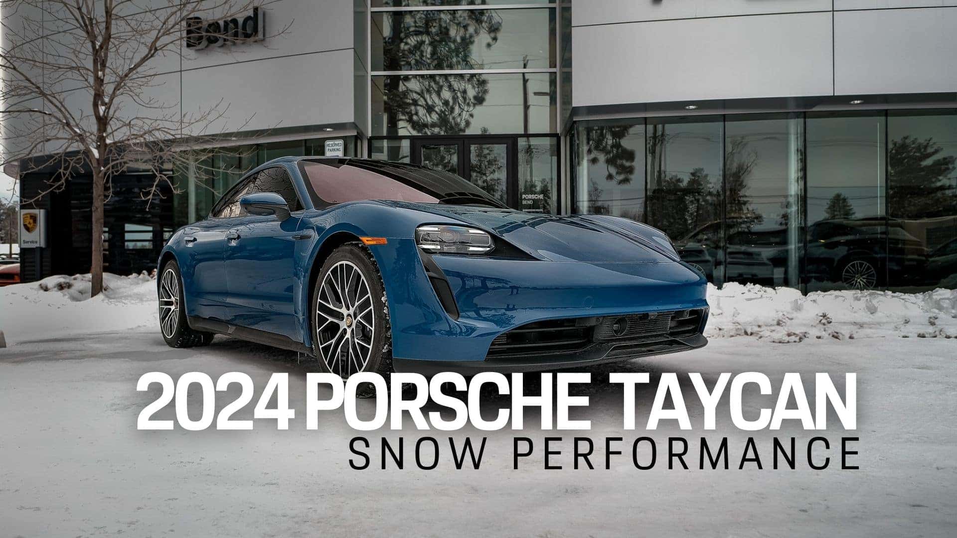 The Snow Performance of the Rear-Wheel Drive 2024 Porsche Taycan ...
