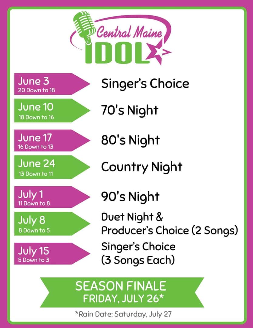 Central Maine Idol Partnership | 2024 | Quirk Auto Group Maine