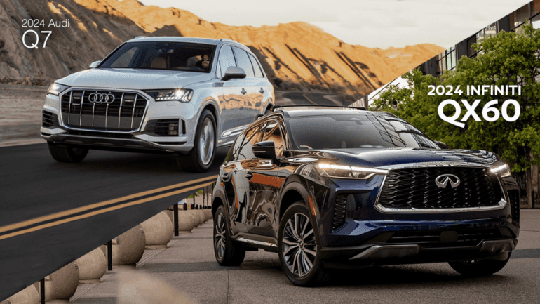 Performance: 2024 INFINITI QX60 vs. Audi Q7 | Ramsey INFINITI