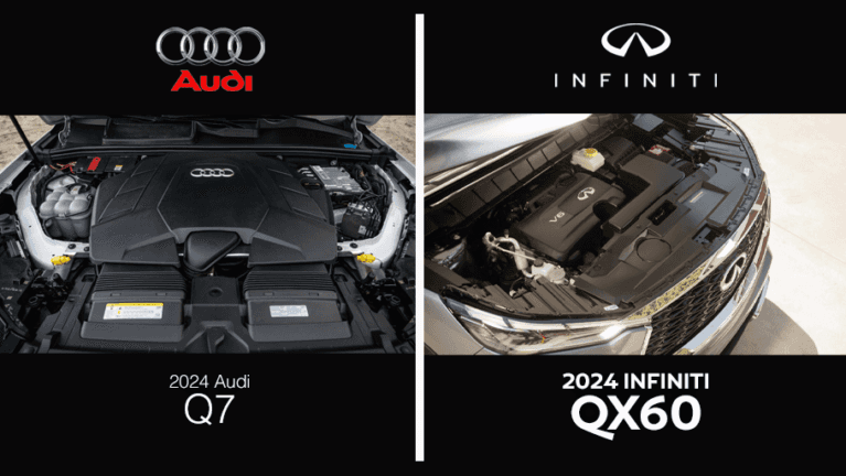 Performance: 2024 INFINITI QX60 vs. Audi Q7 | Ramsey INFINITI