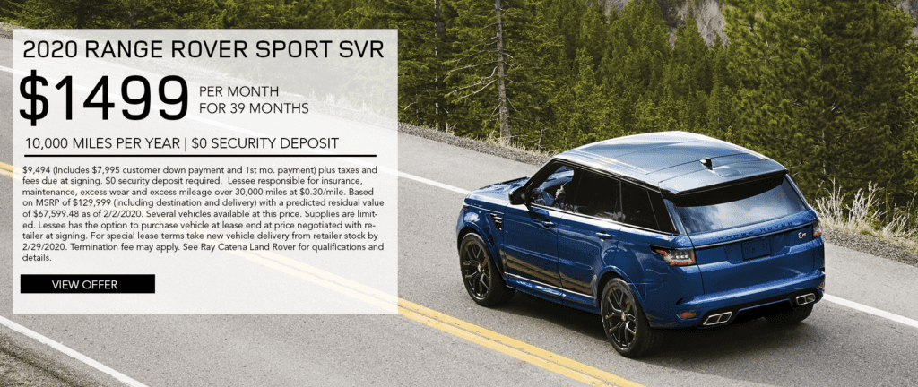 2020 RR Sport SVR UPDATED - Land Rover Marlboro