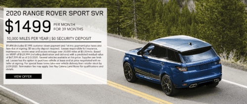 2020 RR Sport SVR UPDATED - Land Rover Marlboro