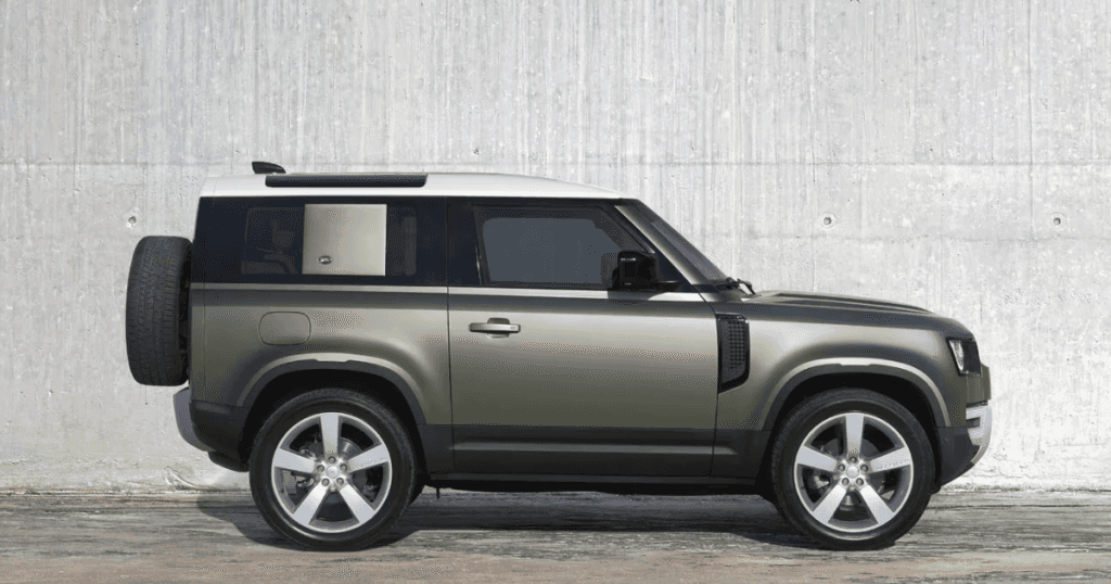 A Pangea Green 2024 Land Rover Defender 90 - Land Rover Marlboro