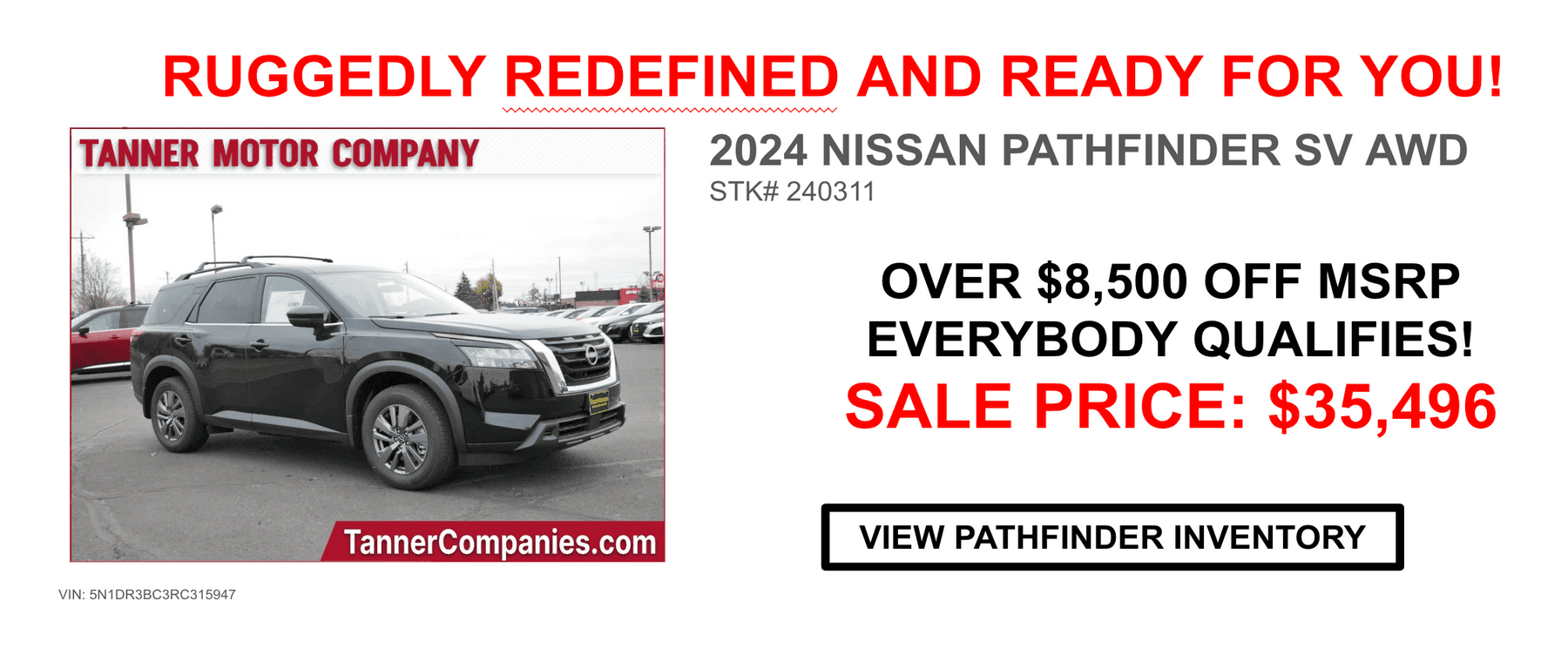 Tanner Nissan | Your Nissan Dealer in Brainerd, MN