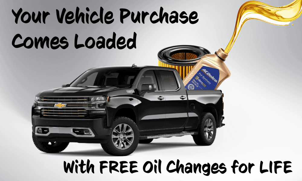 Free Oil Changes for Life at Woodstock Chevy: The Best "Oil Change Near ...